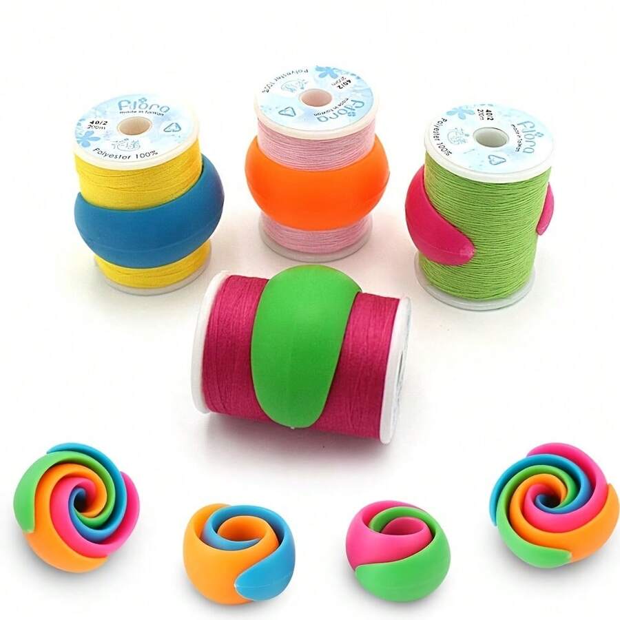 24pcs Thread Spool Savers, Thread Spool Huggers To Prevent Thread Tails ...