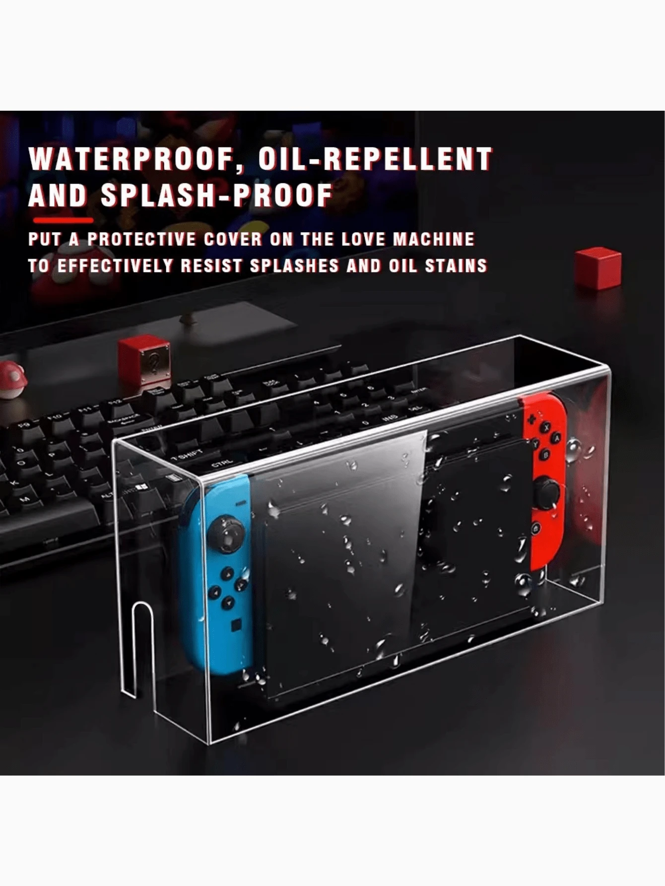 Switch OLED Acrylic Anti-Dust Cover, Protective Case For Switch OLED ...