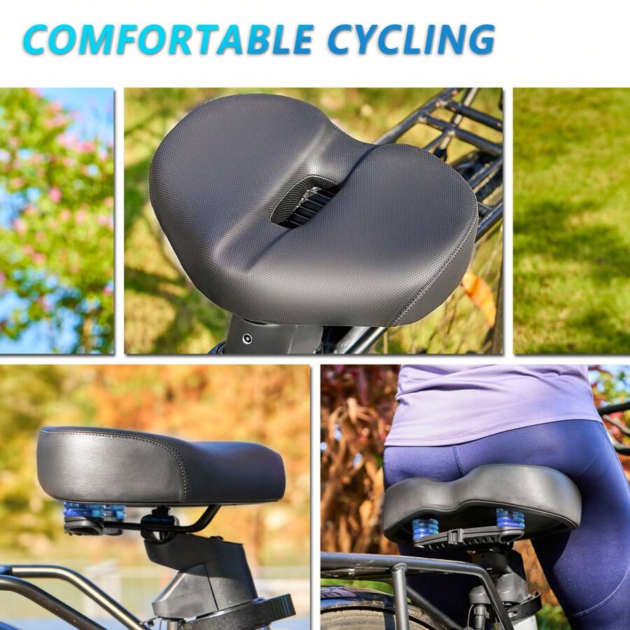 Noseless Bike Seat For Men Women Comfort - Noseless Bicycle Seat Suitable For City, Electric ...