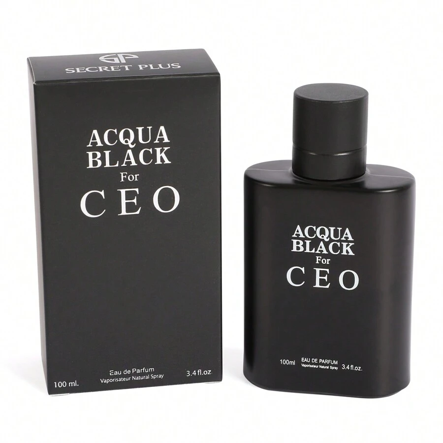 Secret Plus Acqua Black For Ceo Men Spray Cologne For Men 100ml/3.4 Fl ...