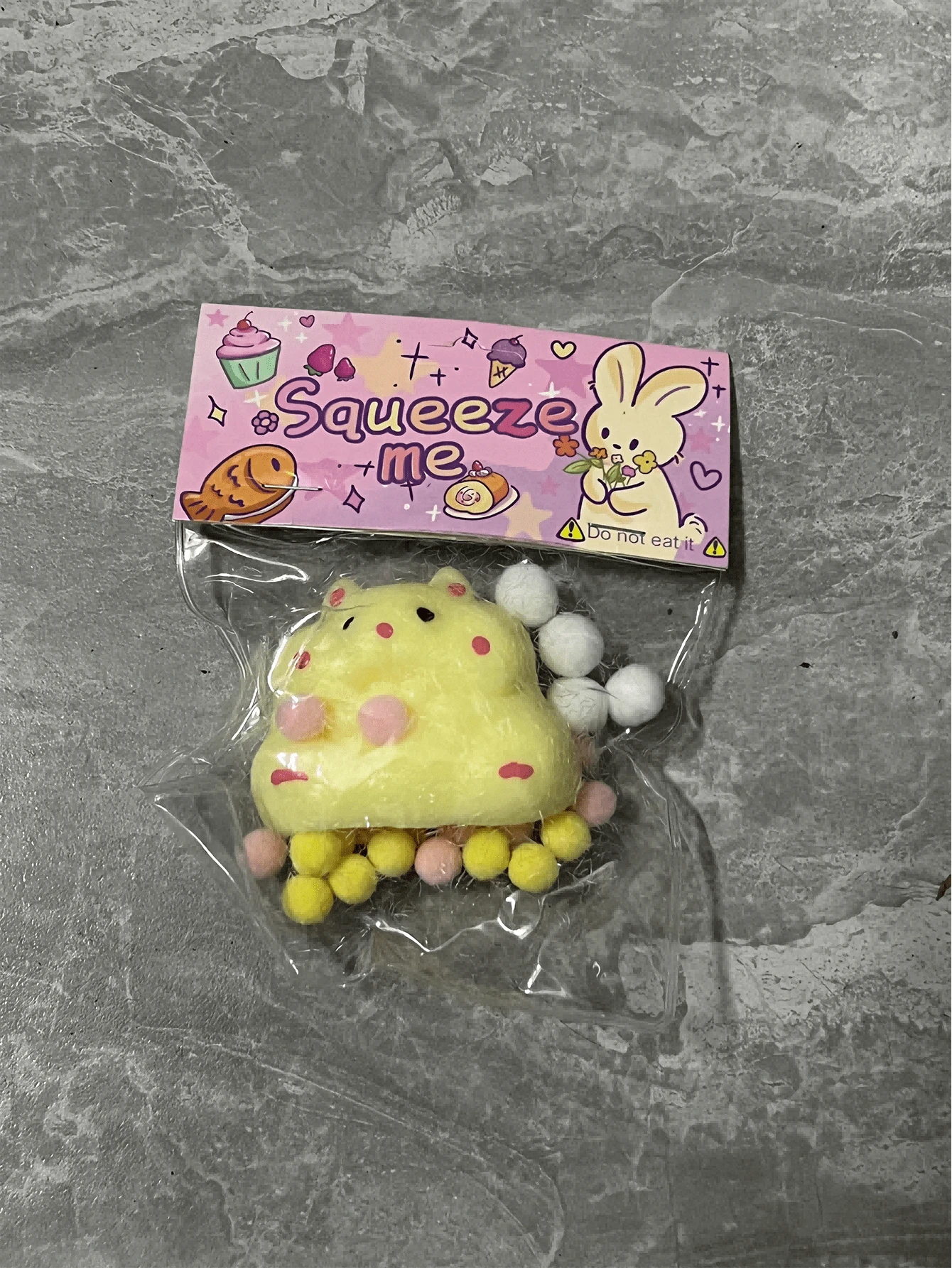 Cute Hamster Squeeze Toy, Slow Rebound Stress Relief Squishy Fidget Toy ...