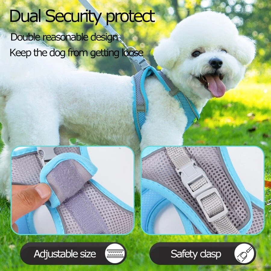 Adjustable Chest And Back Strap Dog Harness, Suitable For Medium And ...