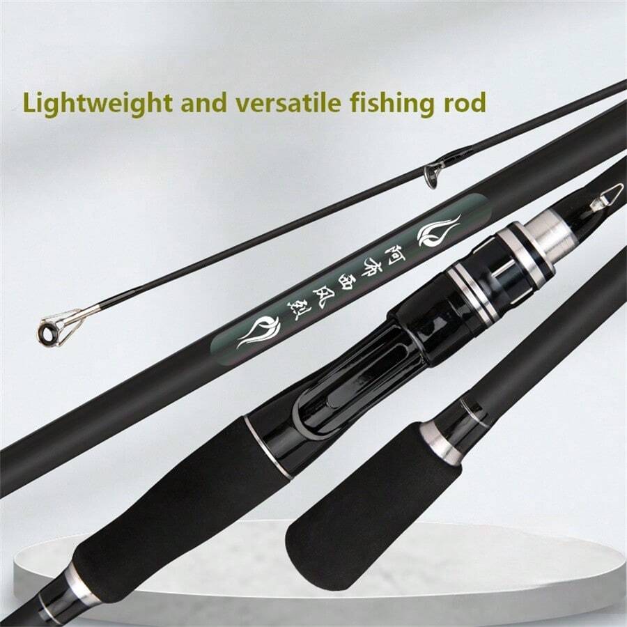 1pc Ultra-Light Glass Graphene Spinning Fishing Rod Suitable For Multi ...