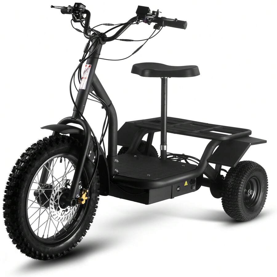 Brushless Electric Trike, 3 Wheels Electric Powered Trike 3-Wheel ...
