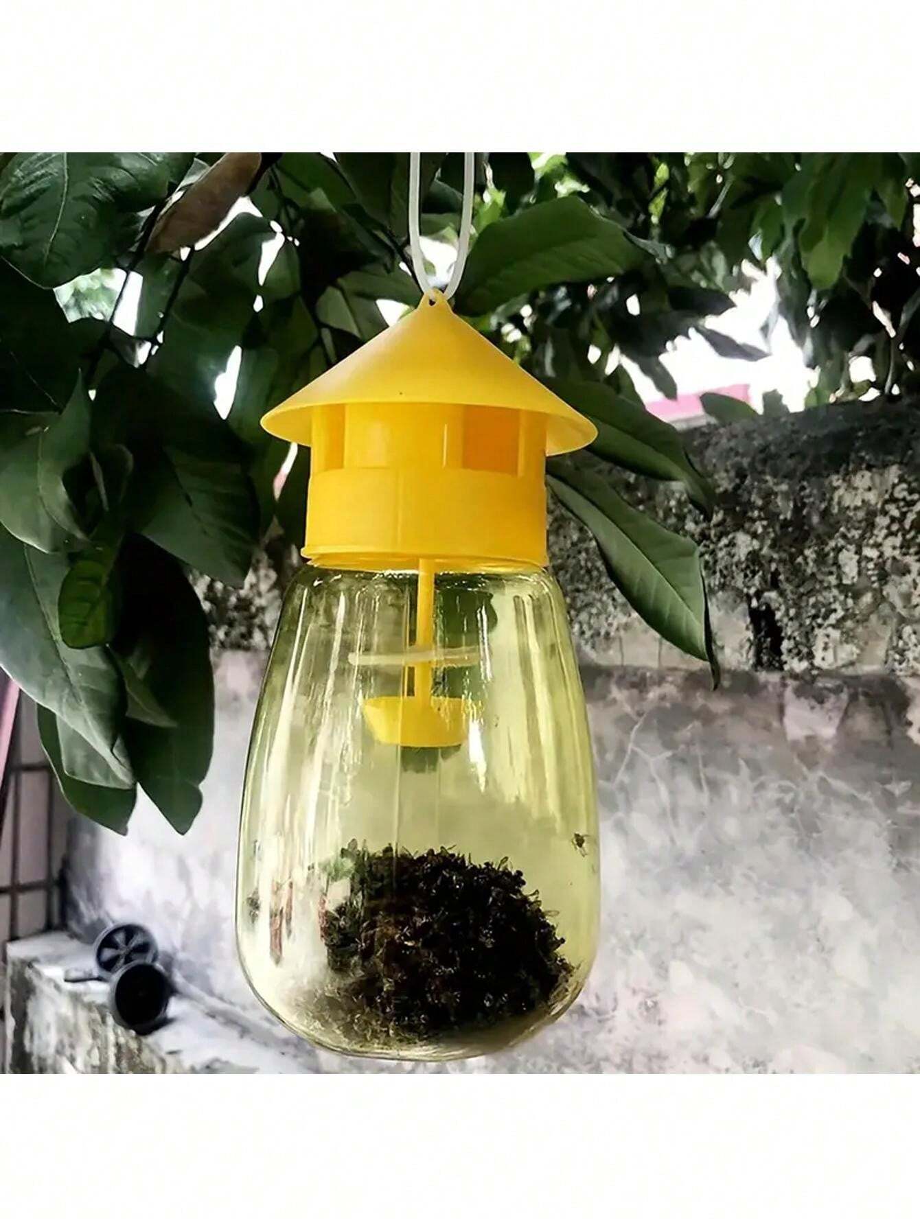 Armadilha plástica reutilizável para mosca de frutas - mata insetos ...