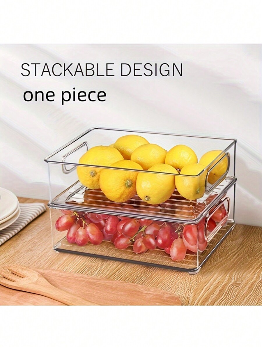 Versatile Stackable Storage Bins With Portable Handles - Perfect For ...