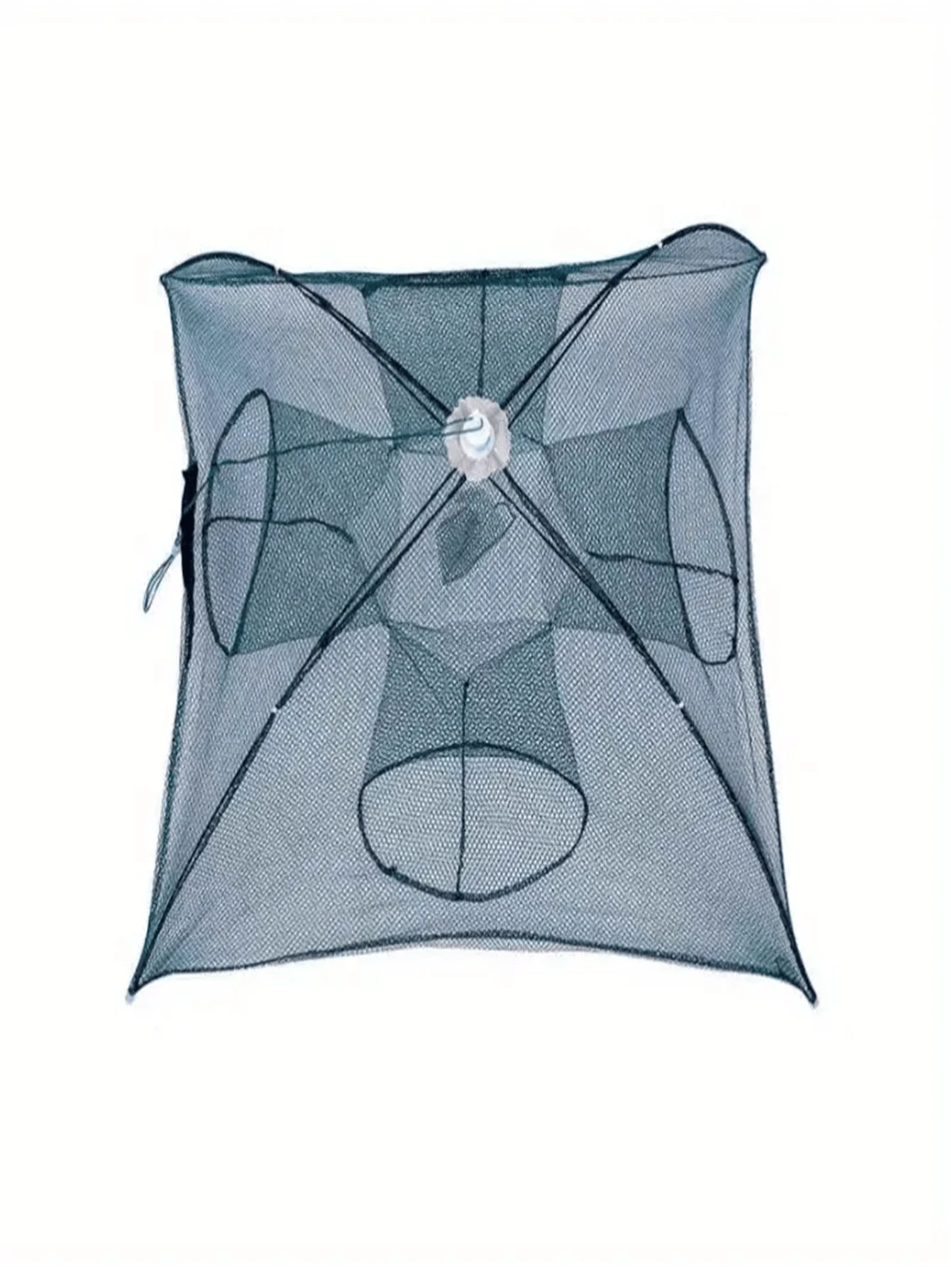 3 piezas Red de pesca plegable con forma de paraguas: ¡atrapa ...