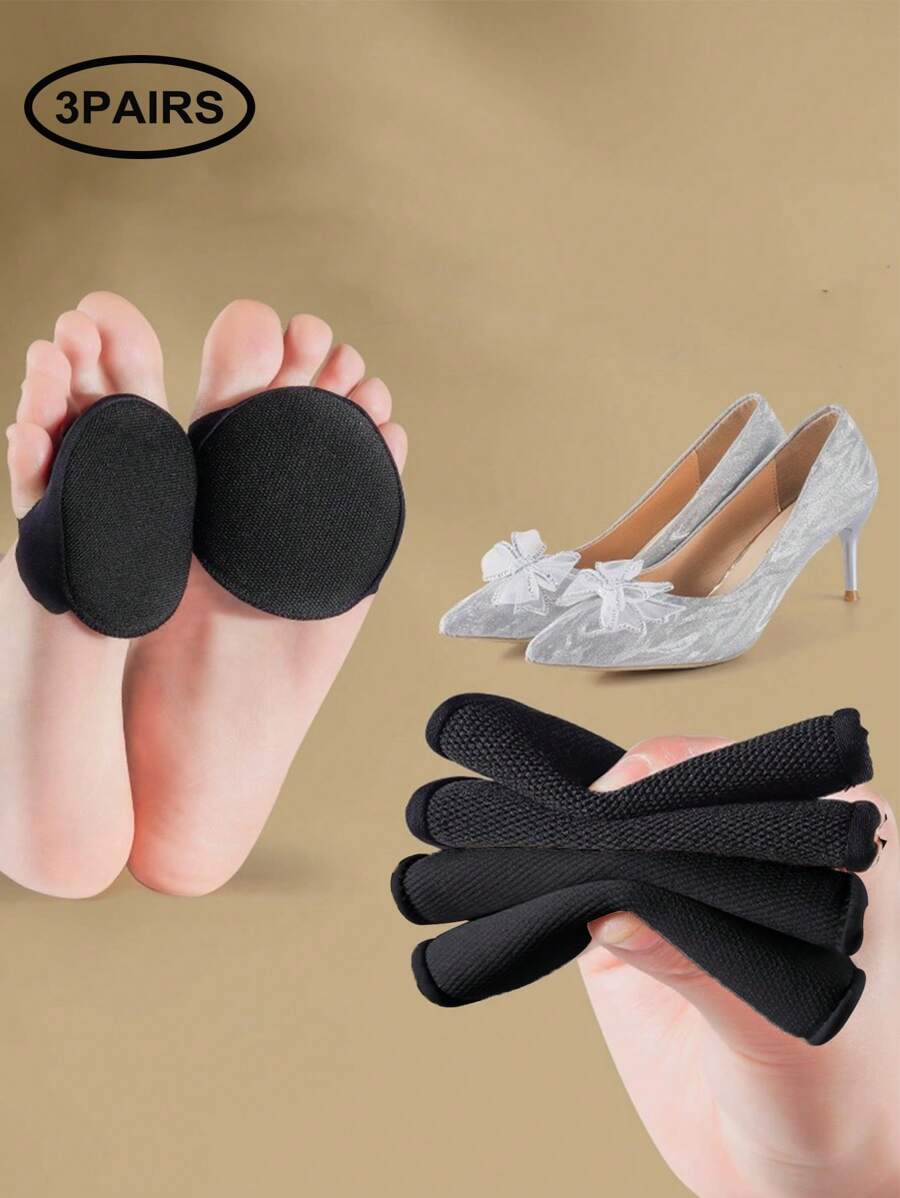 3-Pack Partial Toe Women's Low Cut Thin Mesh Five-Finger Invisible High ...