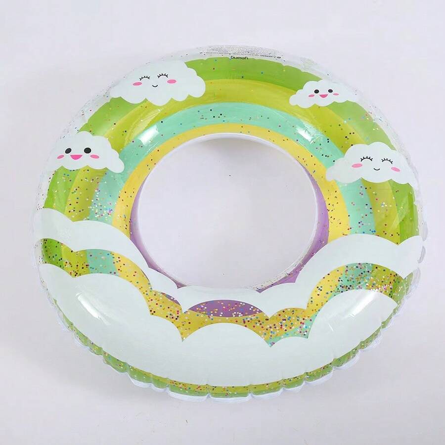 Summer Inflatable PVC Underarm Swimming Ring, Classic Vintage Design ...