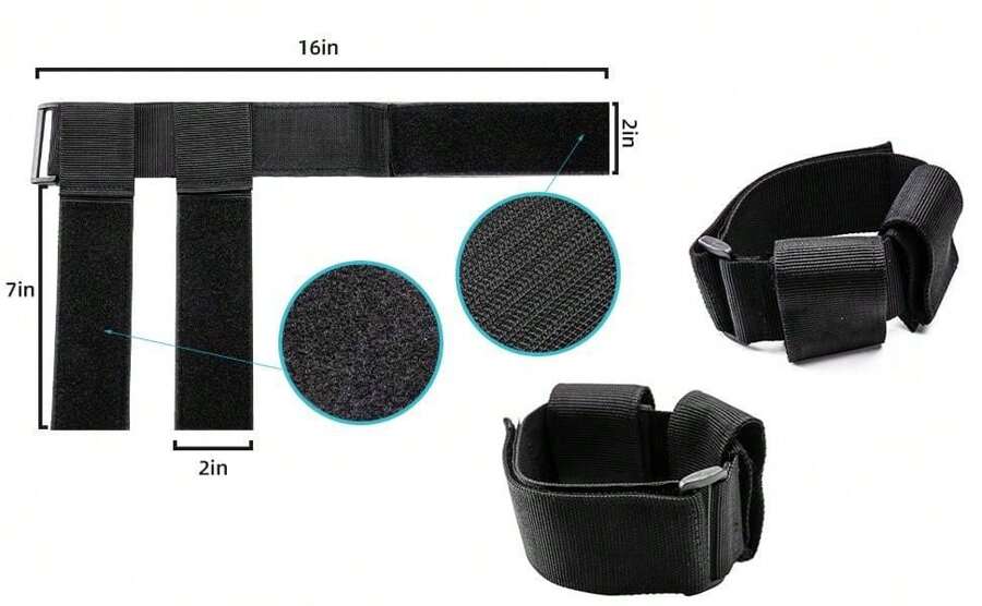 MANUEKLEAR Adjustable Dumbbell Ankle Straps (1 Pair) By MANUEKLEAR ...