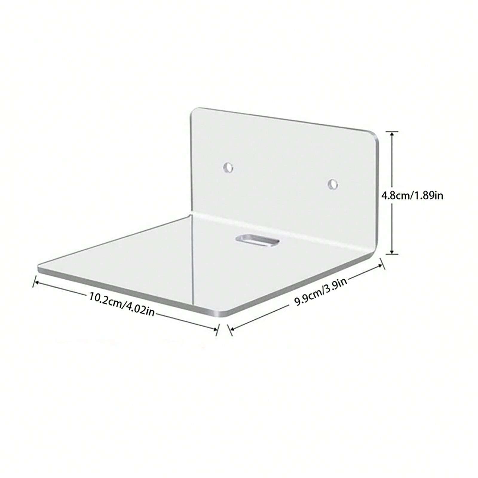 1Pc Acrylic Floating Shelves Wall Shelves Small Clear Shelf Display ...