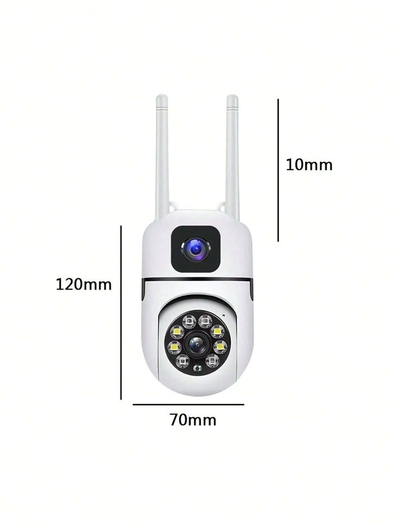 Teruhal Wireless WiFi Surveillance Camera With Dual Cameras And Dual ...