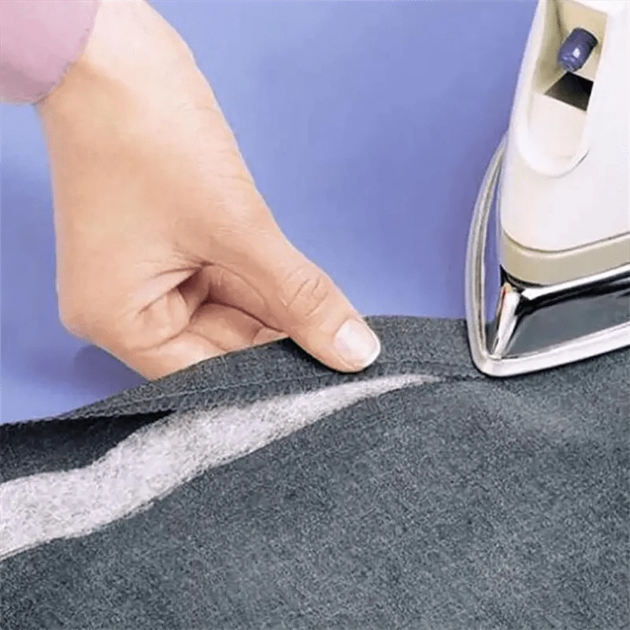 1pc 50 Meter Roll Of Double-Sided Hot-Melt Adhesive Interlining For DIY Clothing And Patchwork ...