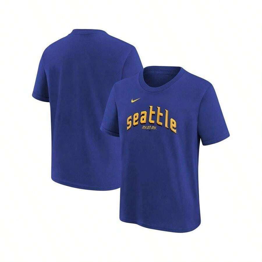 Nike Big Boys And Girls Royal WNBA Logo T-Shirt | SHEIN USA