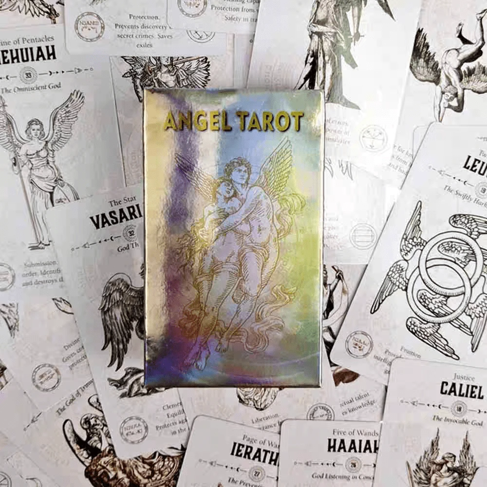 Romantic Love Angel Tarot, 78 Cards, Divination Cards, English Version ...