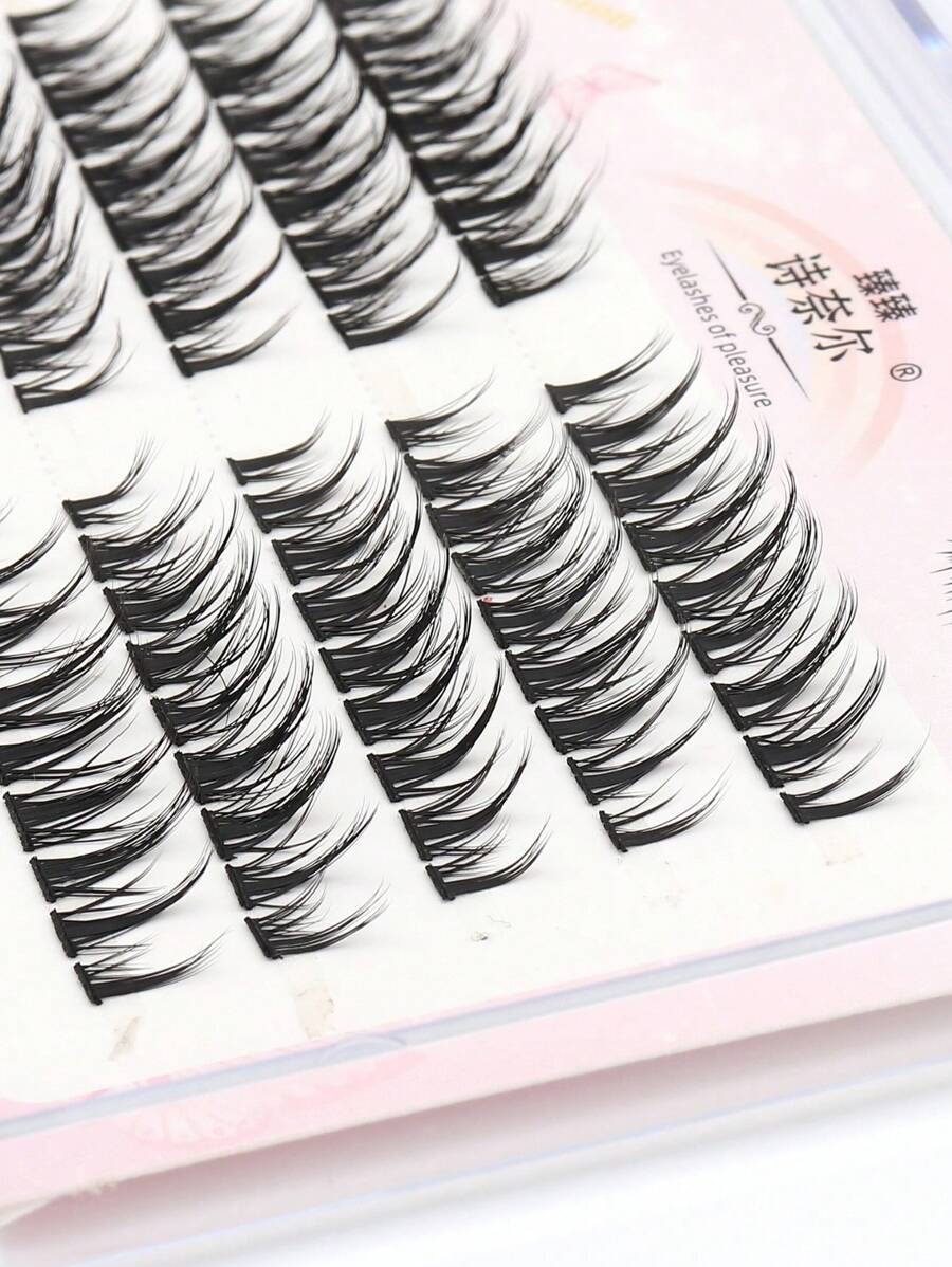 Five Rows Of Fine-Packaged Clusters Anime Lashes Cosplay Lash Clusters ...