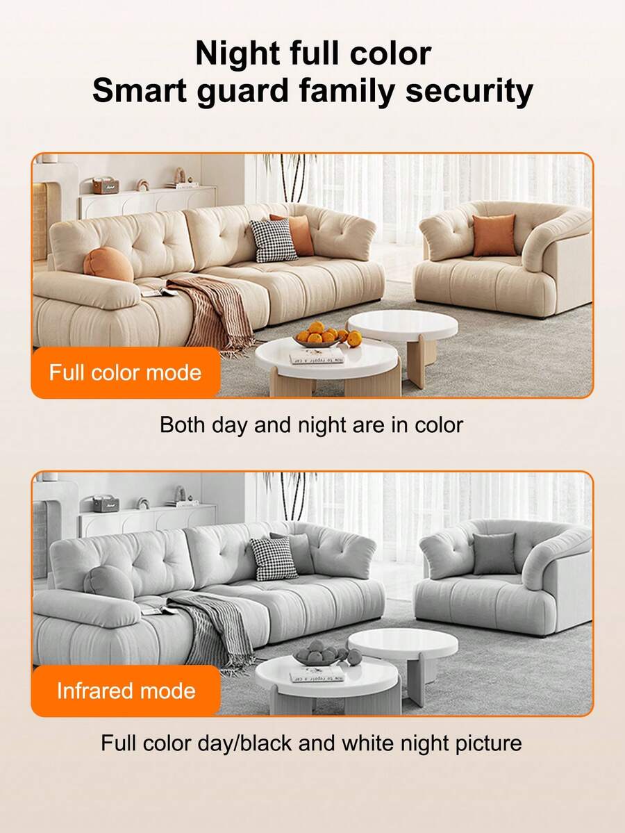 Teruhal Wireless WiFi Surveillance Camera With Dual Cameras And Dual ...