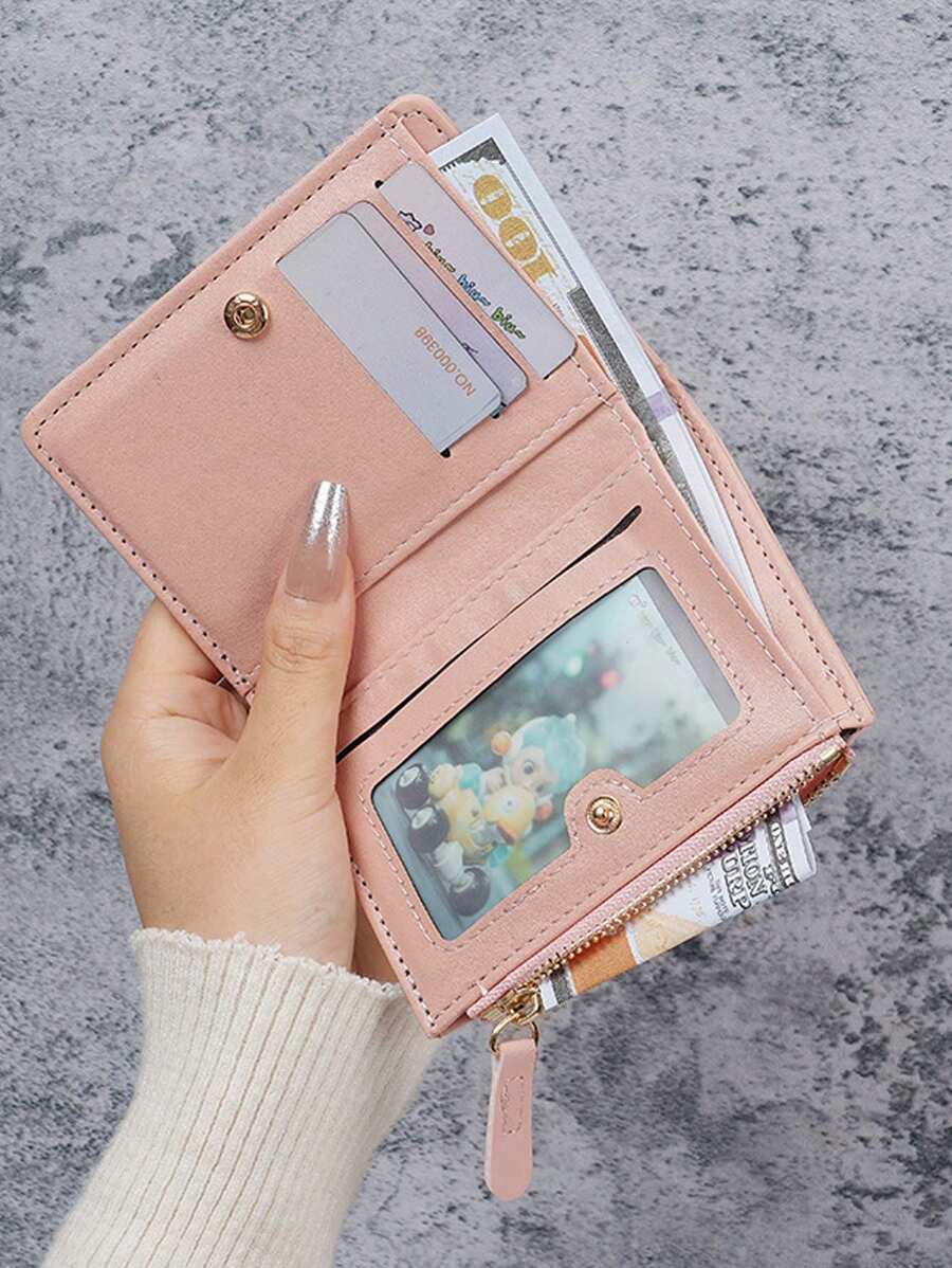 Korean Style Mini Wallet For Women Students High Capacity Simple Design ...