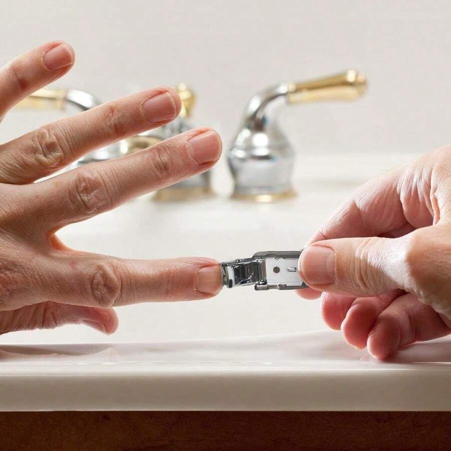 8 Pcs Mini Foldable Nail Clippers With Keyring, Portable Stainless ...