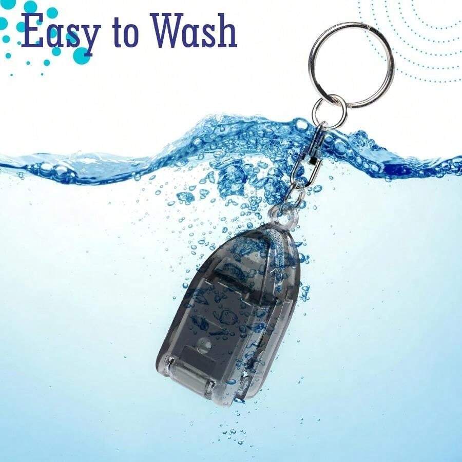 8 Pcs Mini Foldable Nail Clippers With Keyring, Portable Stainless ...