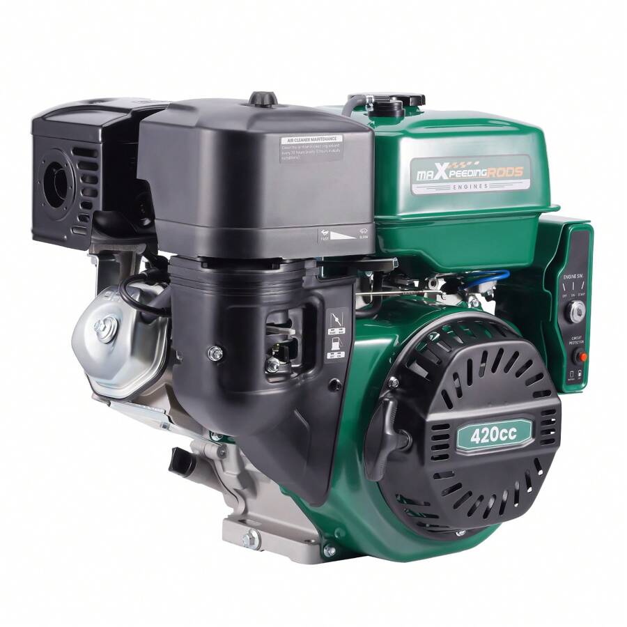 Engine Motor 420cc OHV Horizontal 4 Stroke Electric Start For Go-Kart ...