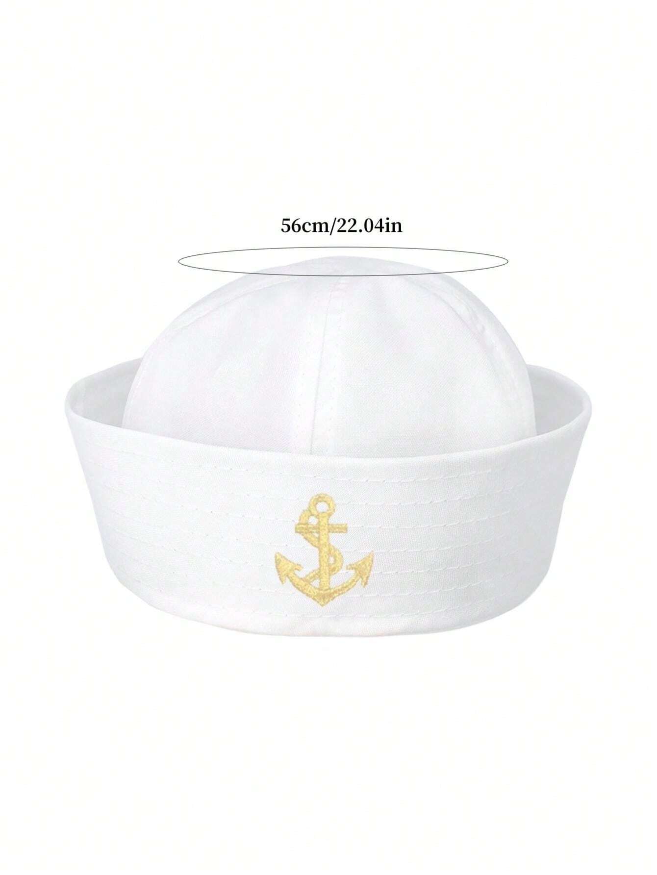 Sailor Hat, Navy Cap, Halloween Solid Color Hat, Sailor Captain Navy ...