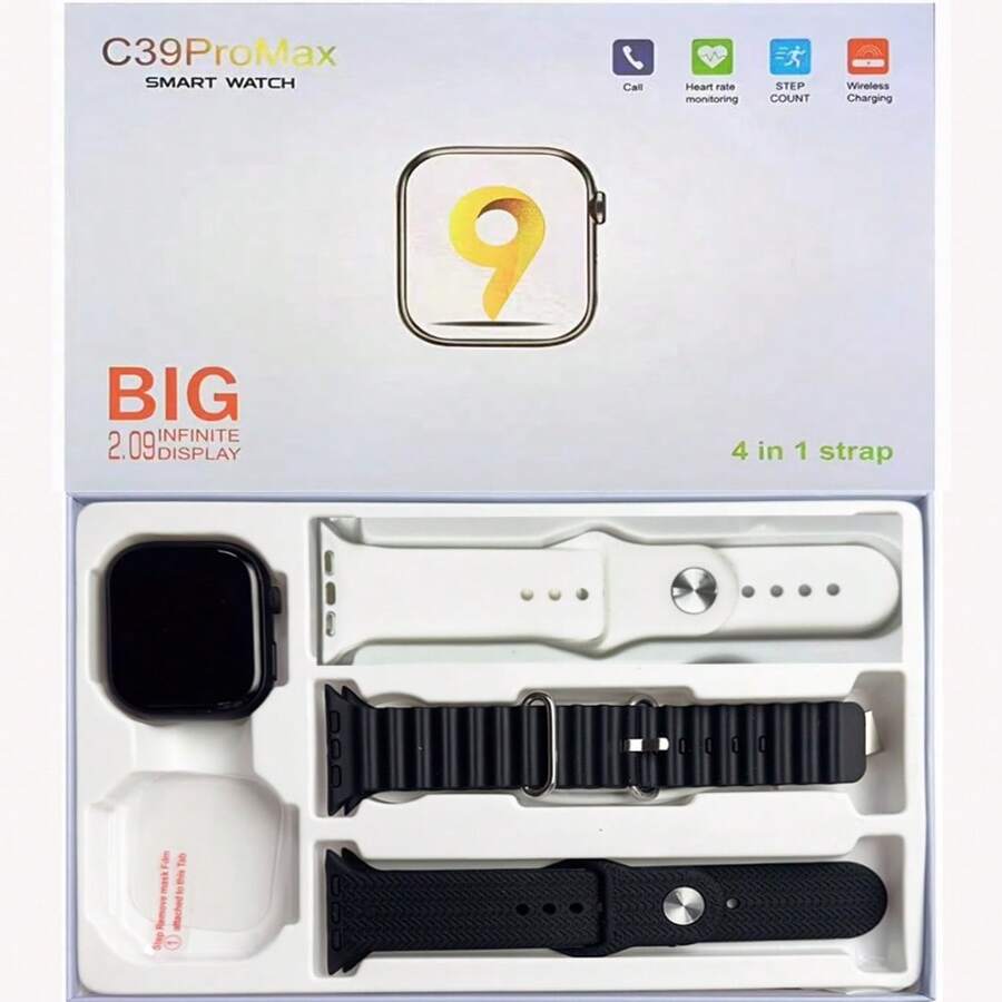 2024 Smartwatch C39 Promax Series 9 47mm Smart Watch Women Men Launch ...
