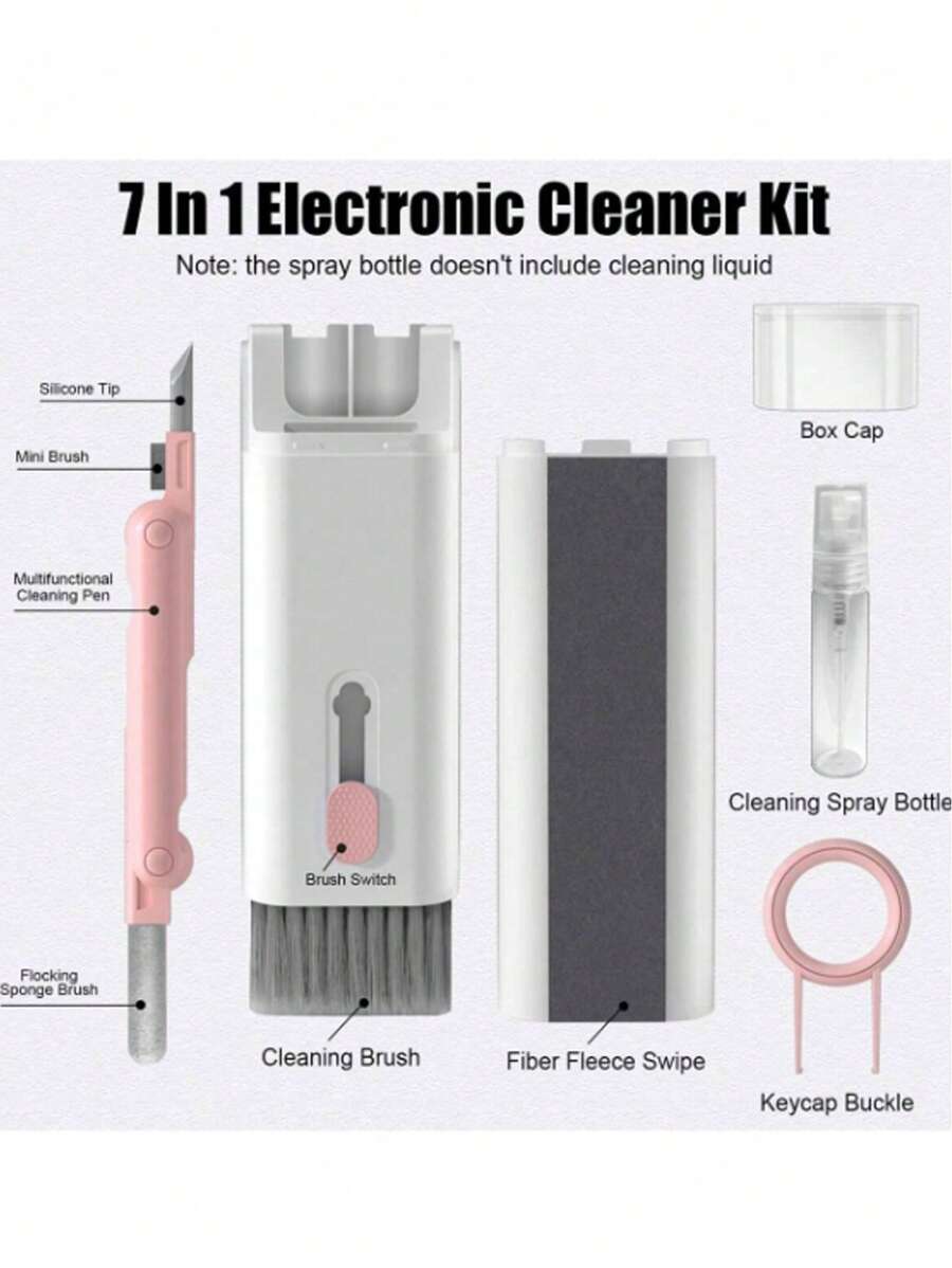 7-In-1 Precision Cleaning Kit: Hygiene Tools For Smartphones, Keyboards ...