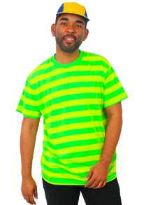 Men's Fresh Prince Costume T-Shirt And Cap 80s 90s Fancy Dress Outfit ...