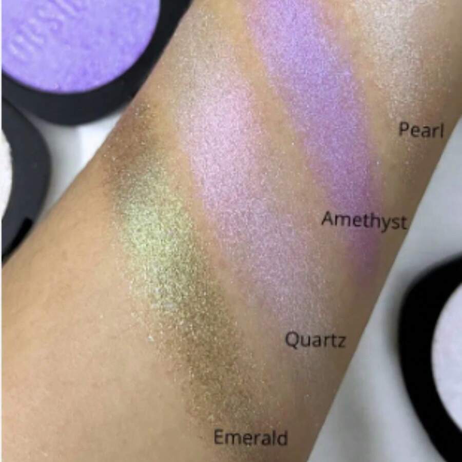 Iluminador e Sombra Cremoso Obsidian By Ruby Rose Mystic Glam HB2600 | SHEIN Brasil