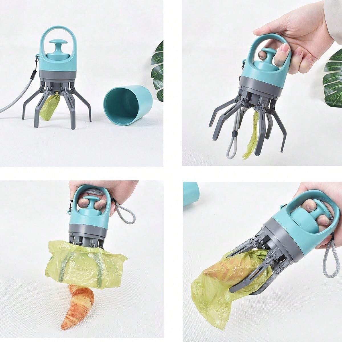 Dog Poop Scooper, 2 In 1 Portable Sanitary Waste Pick Up For Dog And ...