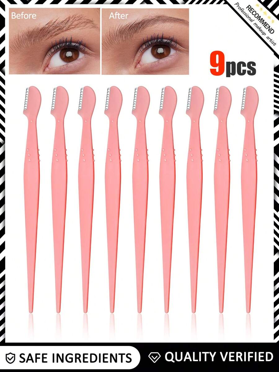 1/3/6/9/12/24/48/96/200pcs/Set Multicolor Grooming Eyebrow Razor ...
