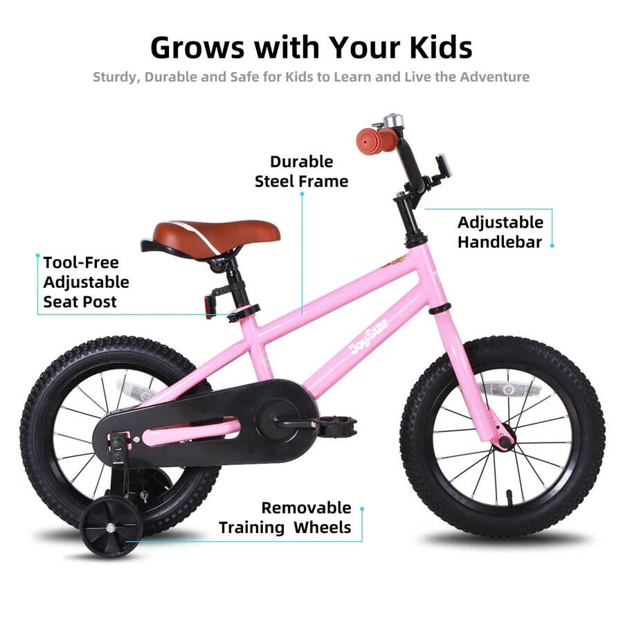 Kids Bike For Ages 2-12 Years Old Boys Girls, 12-20 Inch BMX Style Kid ...