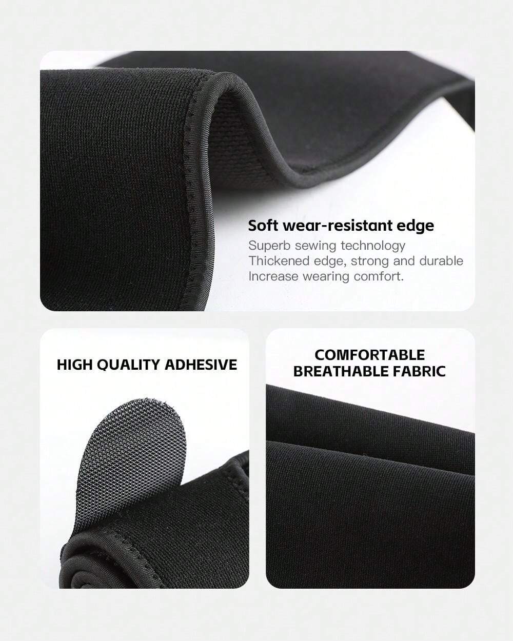 Vilico 1 PC Large Black Thigh Support Bracket With Adjustable Straps ...