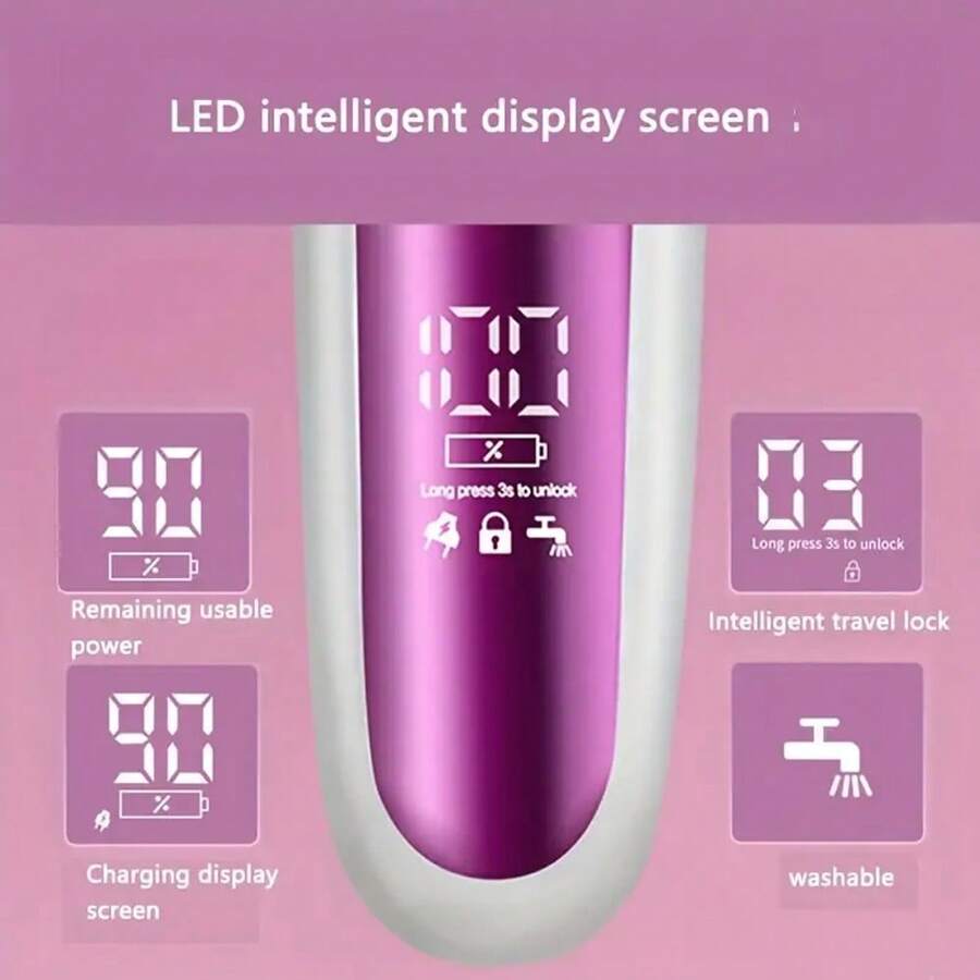 Electric Hair Extractor Private Part Razor Dead Skin Trimmer Body Hair ...