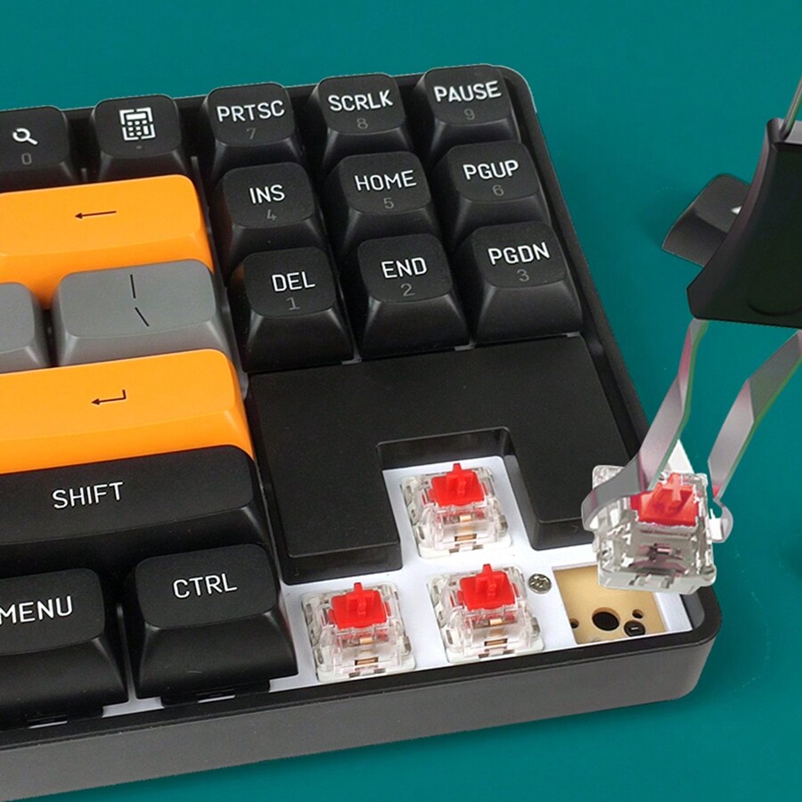 Teclado mecánico inalámbrico Darkflash GD89, eje rojo 89 teclas ...