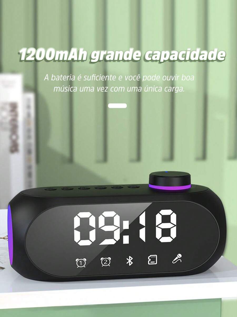 INOVA Portable Bluetooth Speaker, RGB LED Portable Speaker, Bluetooth 5 ...