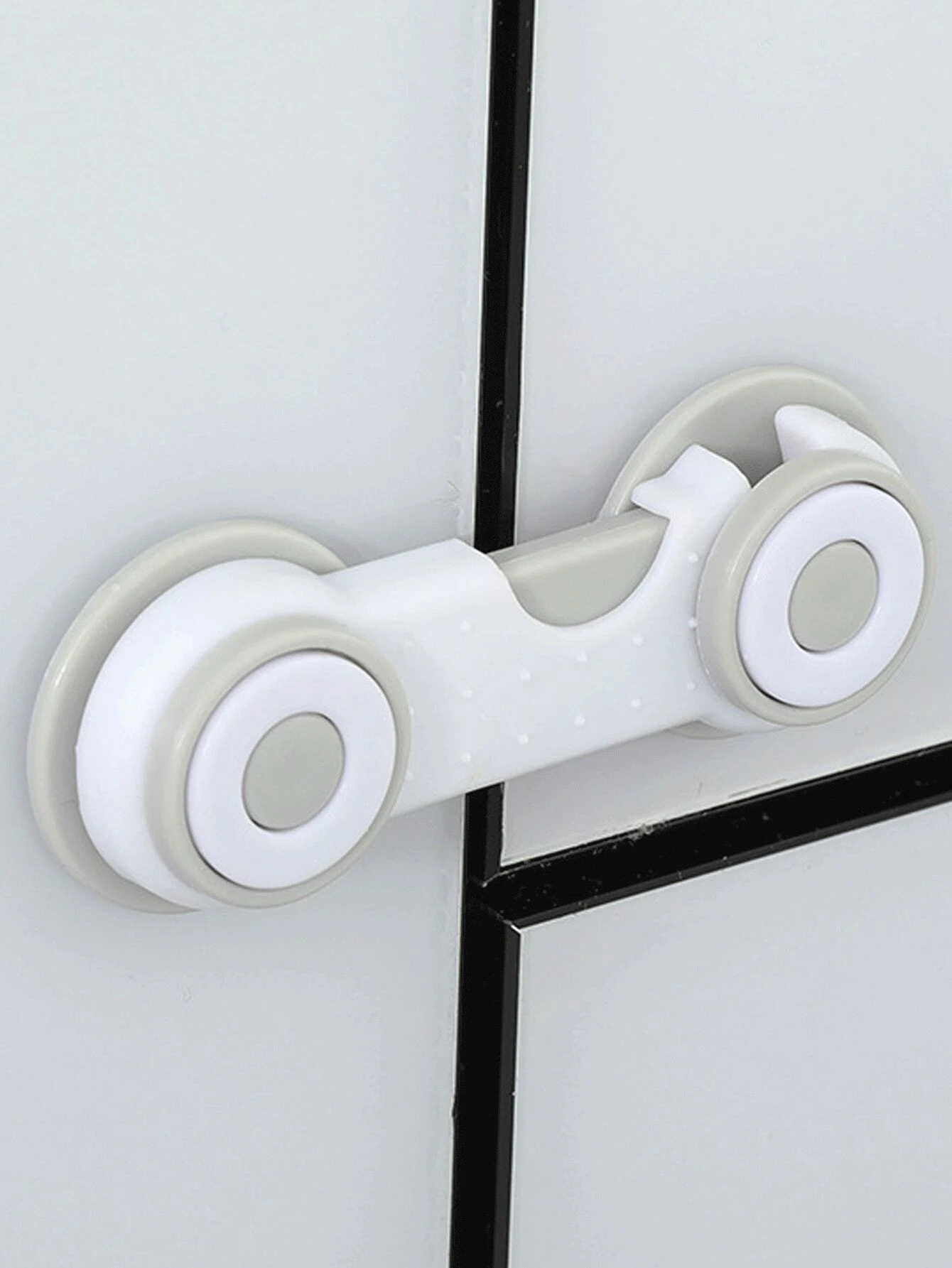 New Kids Safety Door Lock, Plastic Cabinet Lock For Home, No Drill Anti ...