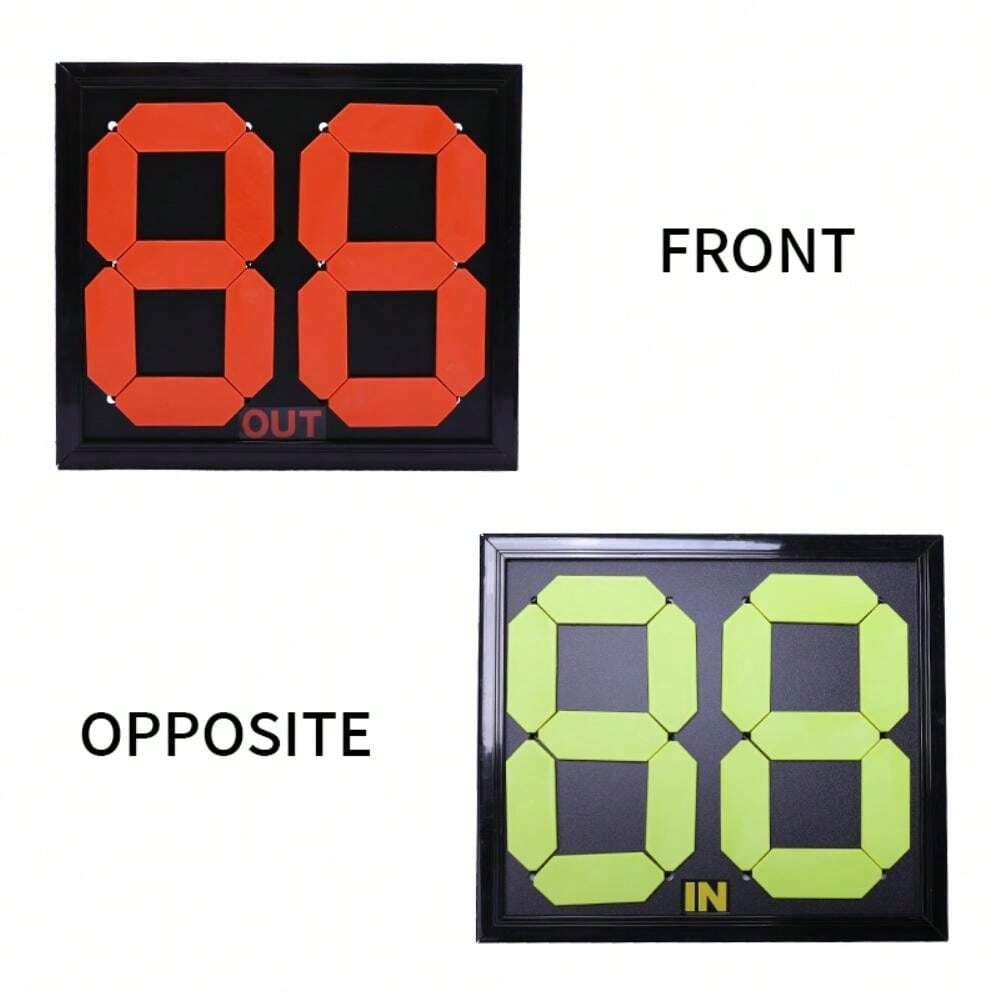 1pc Double-Sided 4-Digit Substitution Board For Football, Basketball ...