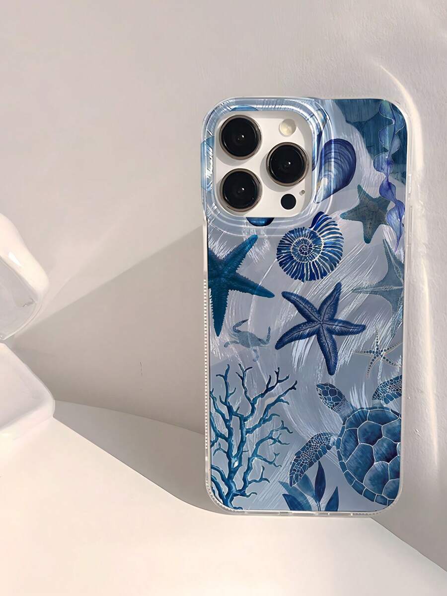 Beach 1pc Cute Underwater Creature Pattern Shiny, Waterproof, Anti-Drop ...