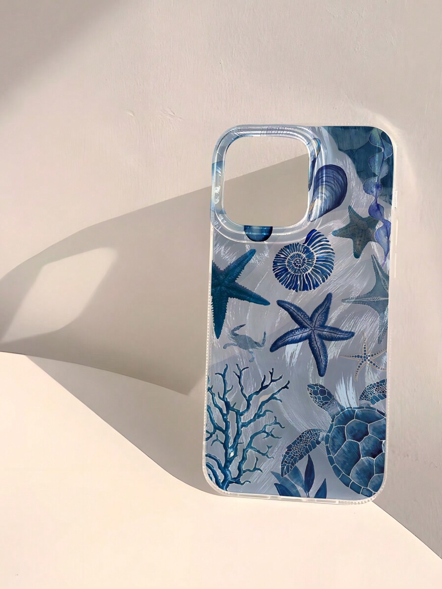 Beach 1pc Cute Underwater Creature Pattern Shiny, Waterproof, Anti-Drop, Non-Slip Soft Phone ...