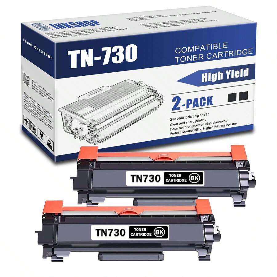 TN730 Compatible TN730 TN-730 Black Toner Cartridge Replacement For ...