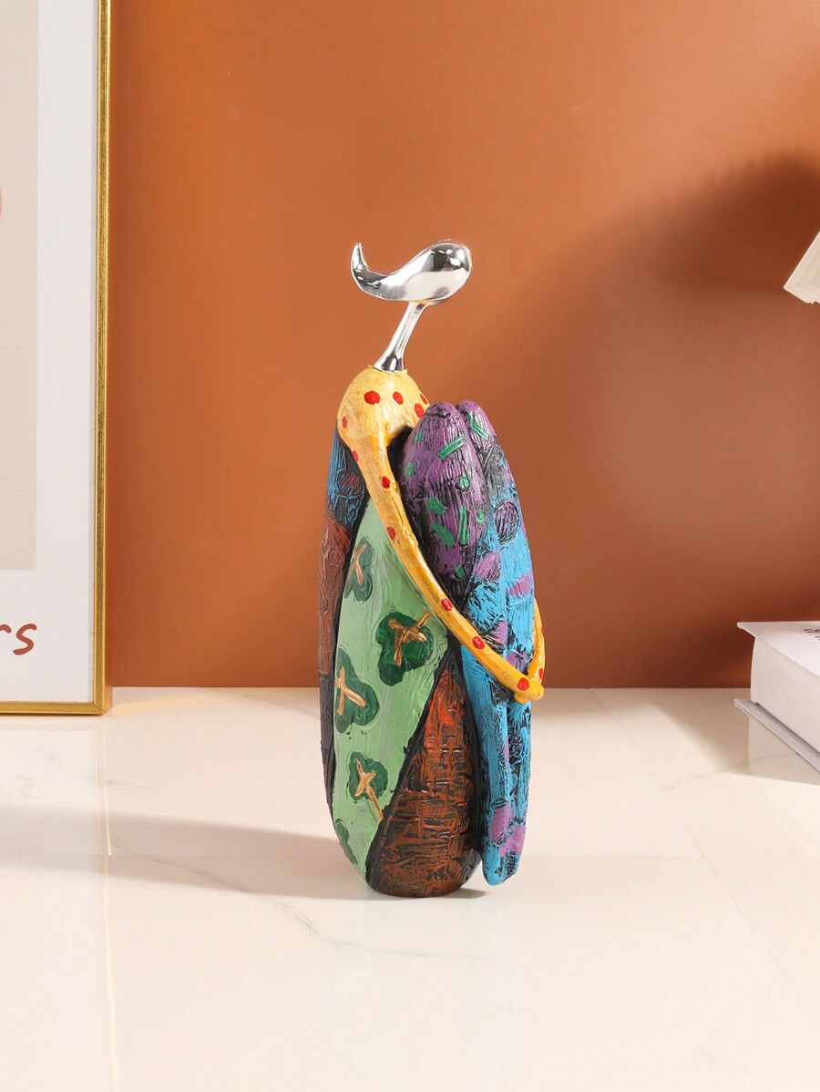 Abstract Art Woman Sculpture Figurines For Interior Resin Statue Color ...