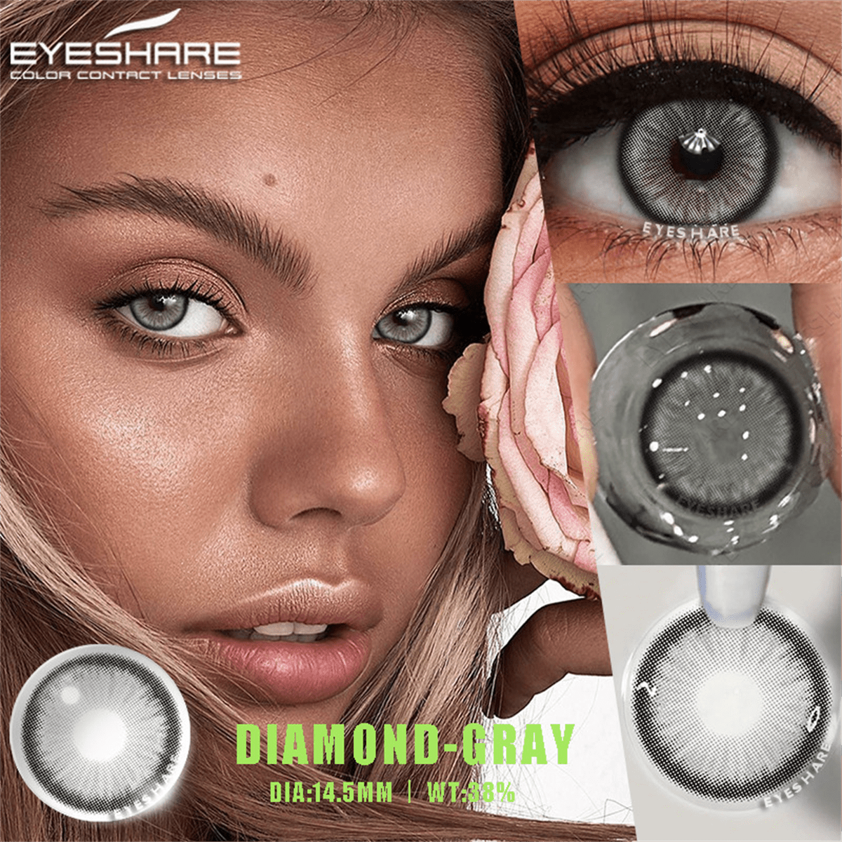 Eyeshare Soft Contact Lens Colored Contacts Eye Lens Makeup Eye Color ...