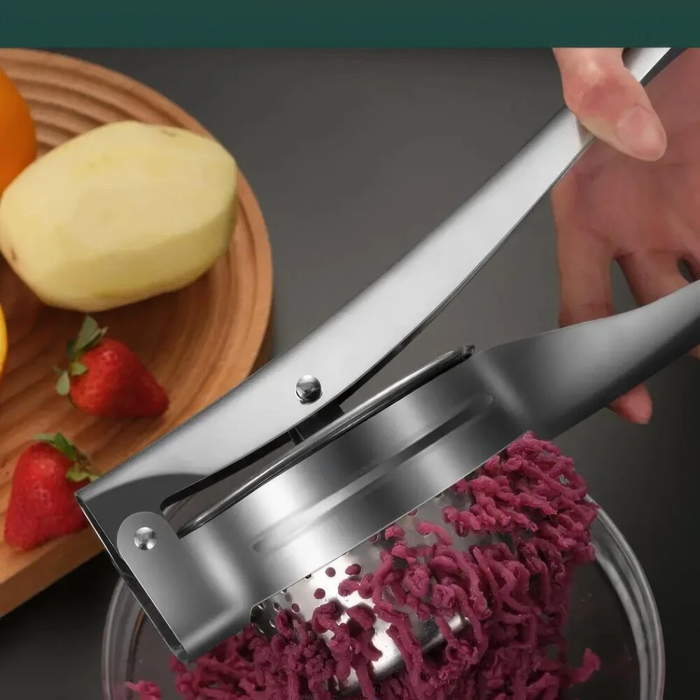 1pc Commercial Grade Stainless Steel Potato Presser Masher Ricer ...