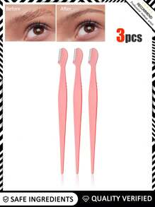 1/3/6/9/12/24/48/96/200pcs/Set Multicolor Grooming Eyebrow Razor ...