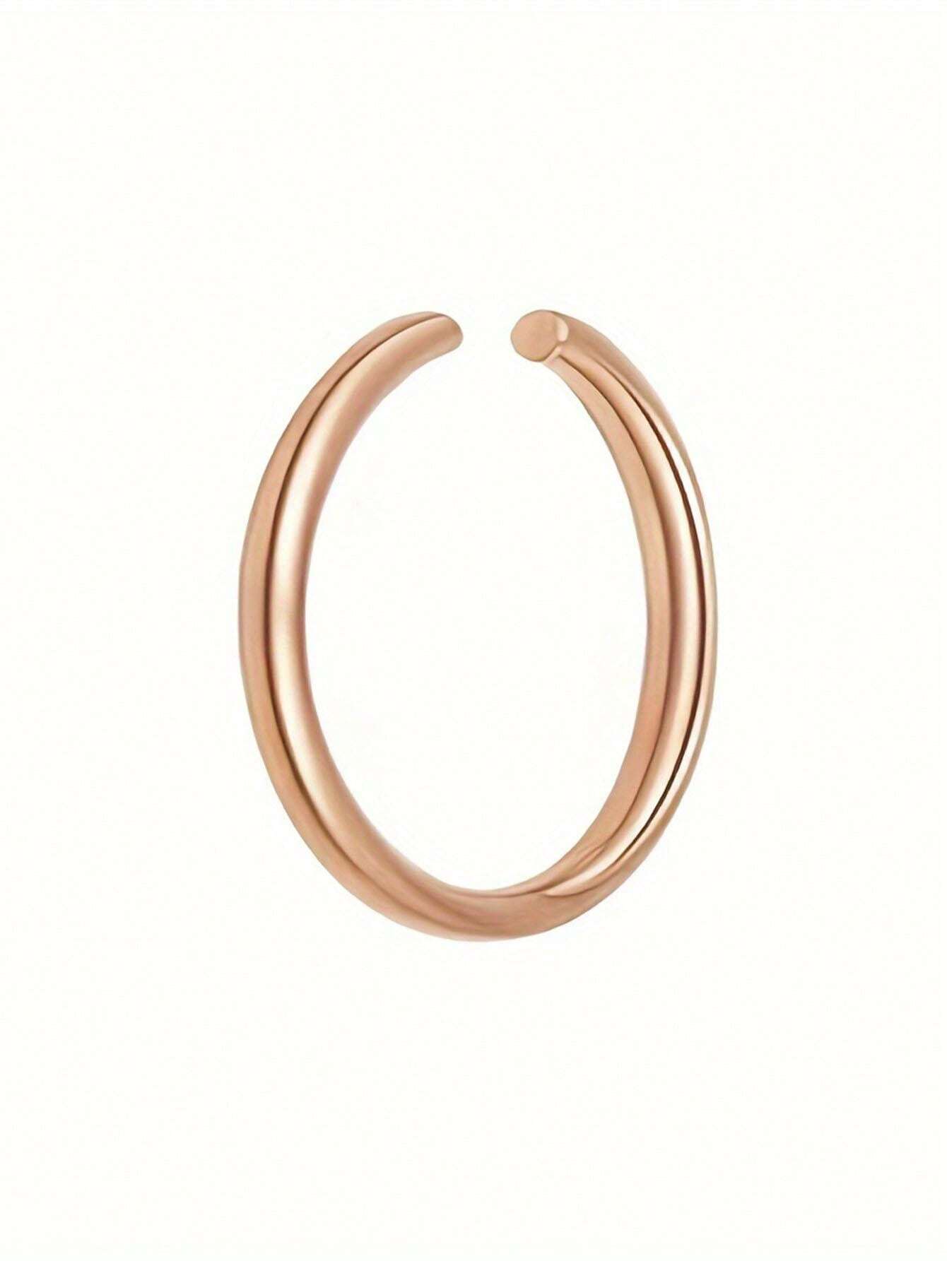 5 Color Simple Small Open Nose Ring Lip Ring Milk Ring Closed Mouth ...