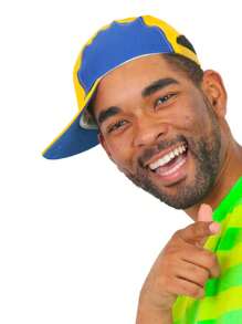 Men's Fresh Prince Costume T-Shirt And Cap 80s 90s Fancy Dress Outfit ...