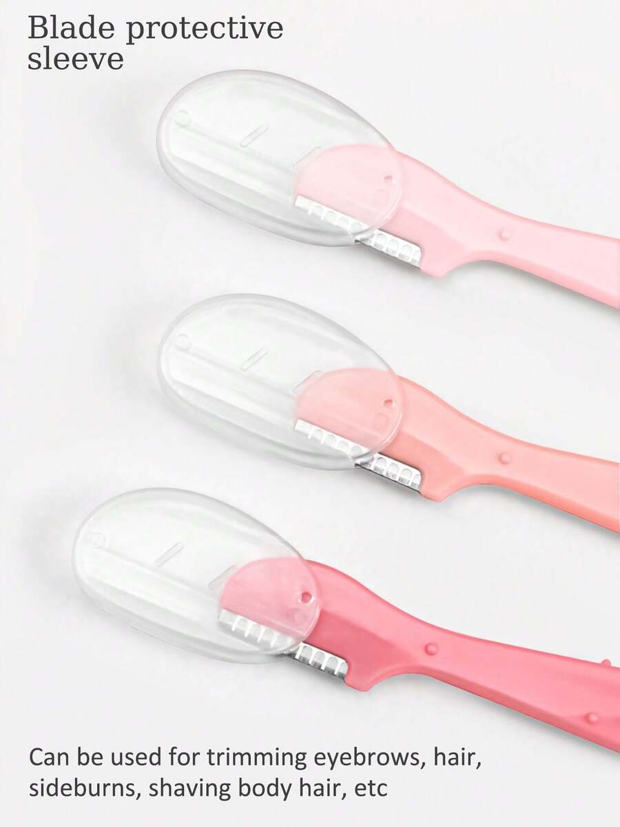 1/3/6/9/12/24/48/96/200pcs/Set Multicolor Grooming Eyebrow Razor ...