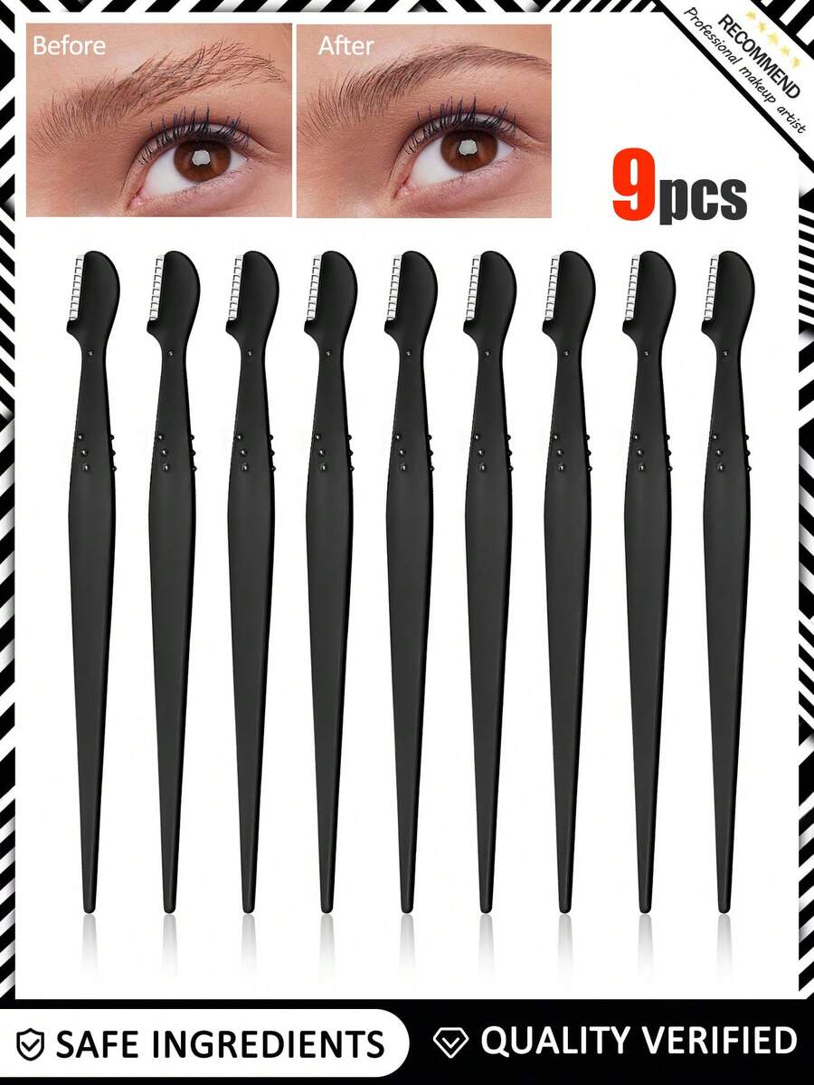 1/3/6/9/12/24/48/96/200pcs/Set Multicolor Grooming Eyebrow Razor ...